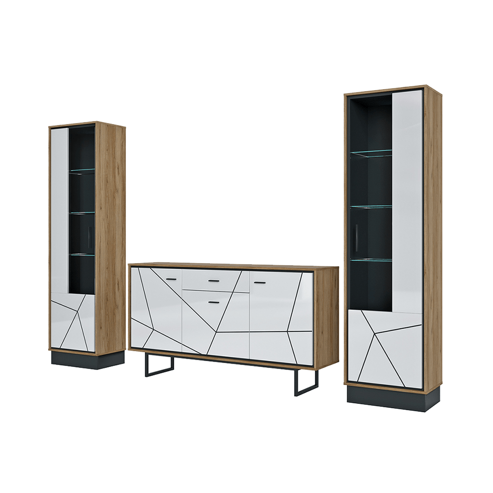 Bravo SB-BKL-BKR Entertainment Center — A&M Discount Furniture